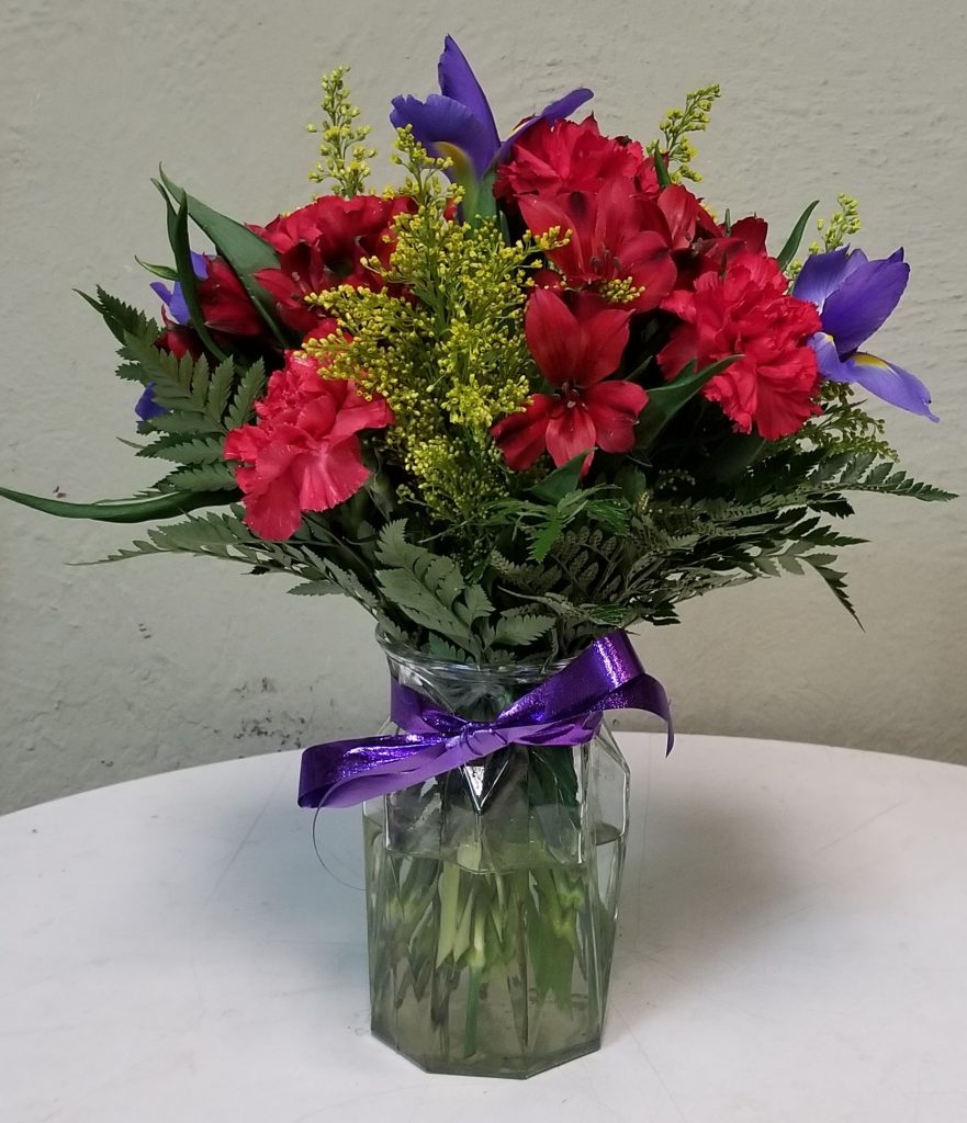 Medium-Vase nice mix of flowers. Photos are examples only. | New Prague ...